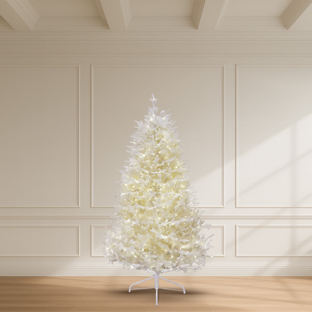 White Tree, LED Lit, 6.5' – Christmas In America