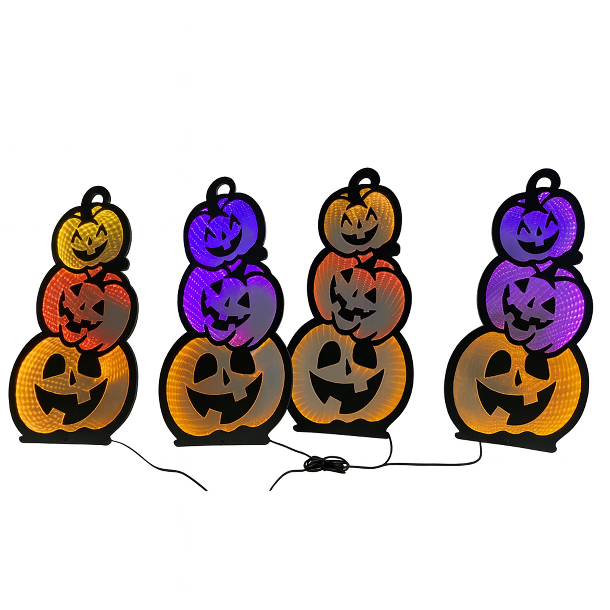 Halloween Pumpkins Infinity Light, Acrylic w/UL Plug, 43.5" – Christmas ...