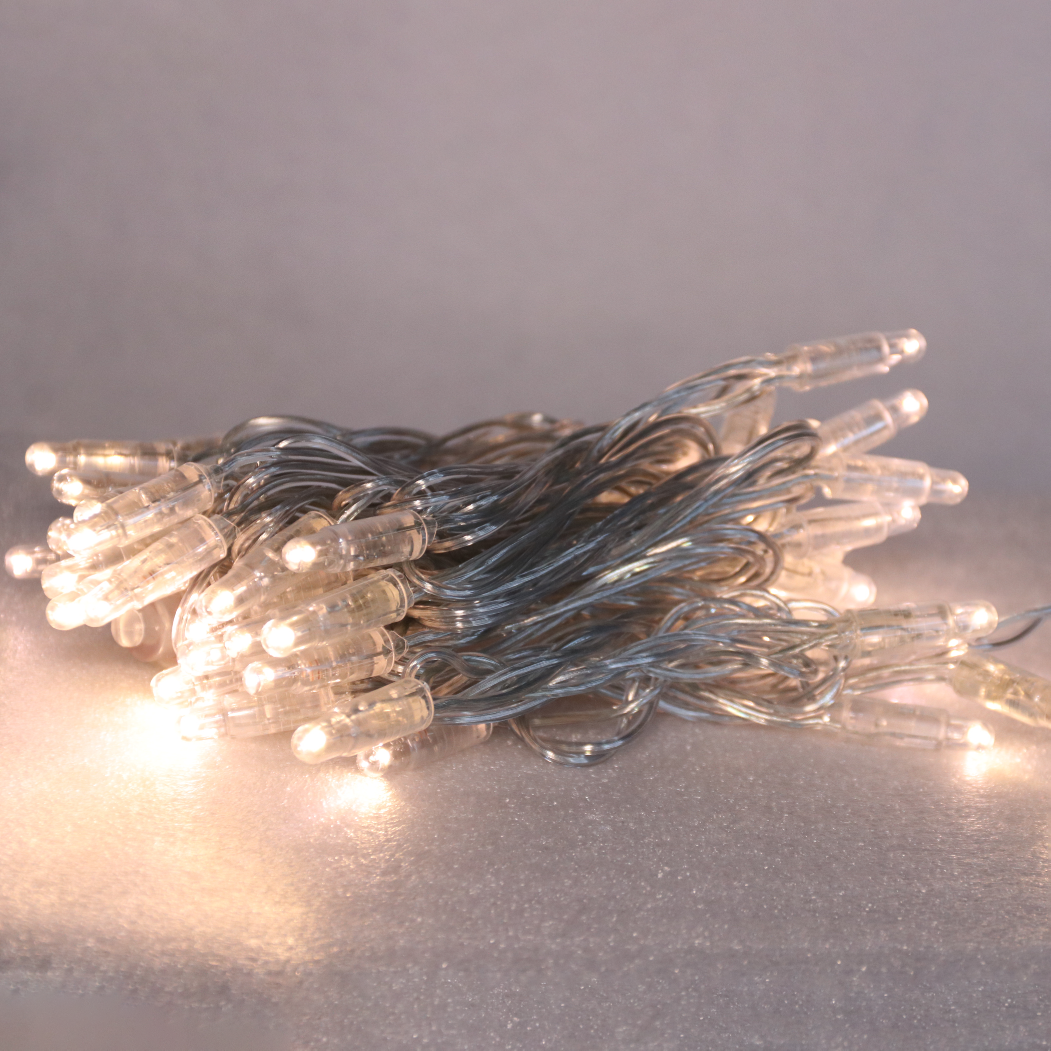 Led String Lite 24V Clear Cable with Led Warm White – Christmas In America