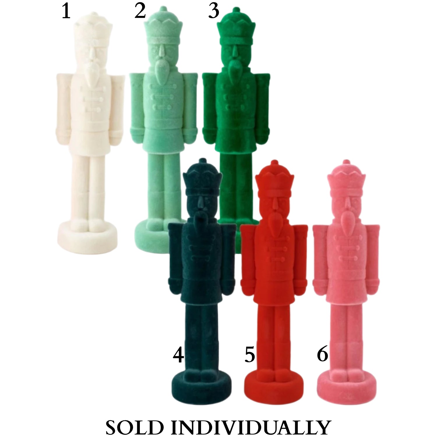 Flocked Nutcracker Figure, 36" (6 styles - sold individually ...