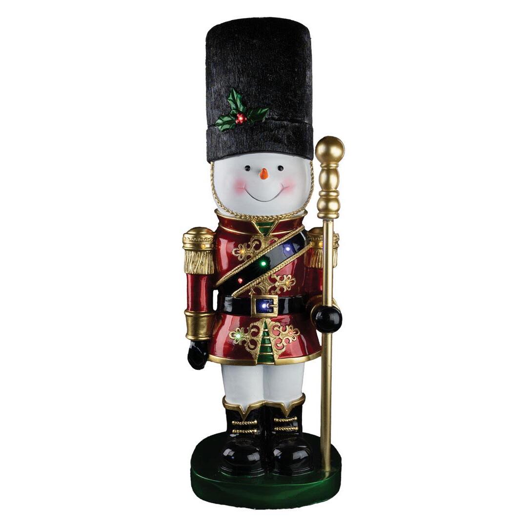 Large Snowman Nutcracker Figure, LED Lit, 36" – Christmas In America