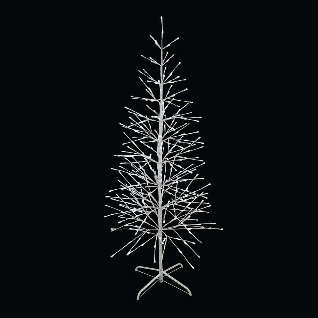 LED Birch Tree, 360 Lights, 5.5' (Pure White Twinkle) – Christmas In ...
