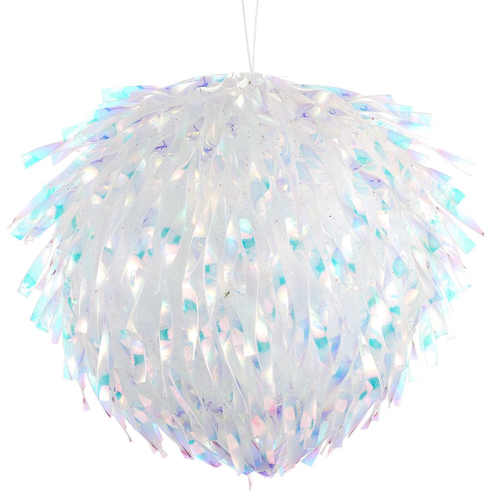 Beaded Tinsel Ball Ornament, 5" (Iridescent) – Christmas In America